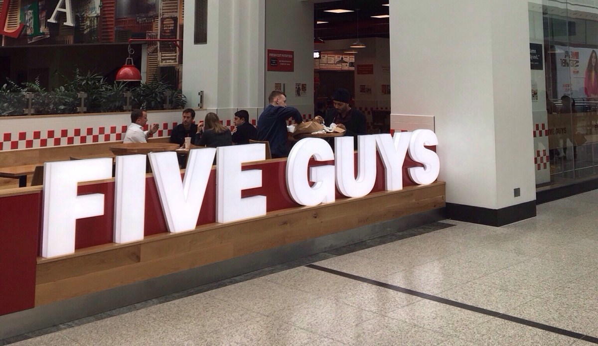 Five Guys – Arndale, Manchester | The Cook Twit